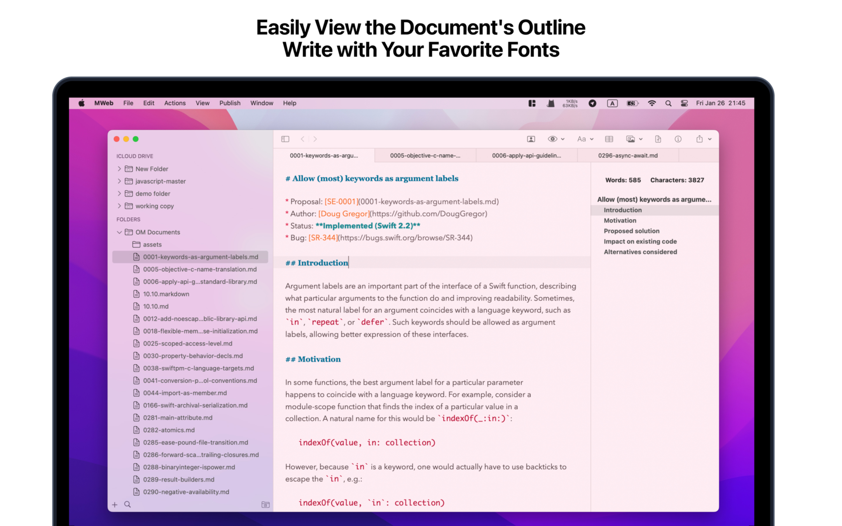 MWeb - Pro Markdown writing, note taking and static blog generator App - MWeb